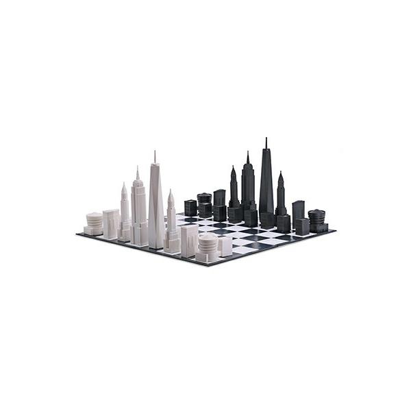 【Skyline Chess】スカイラインチェス　NY　ニューヨーク　ペーパーボード　エンパイアステート　ワンワールドトレード　グッゲンハイム美術館
