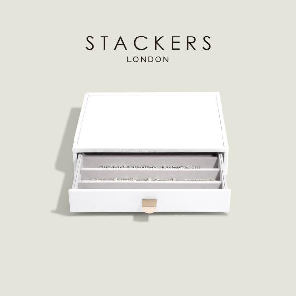 【STACKERS】ドロワー　ジュエリーケース 5sec  ペブルホワイト Peble White 引き出し　スタッカーズ