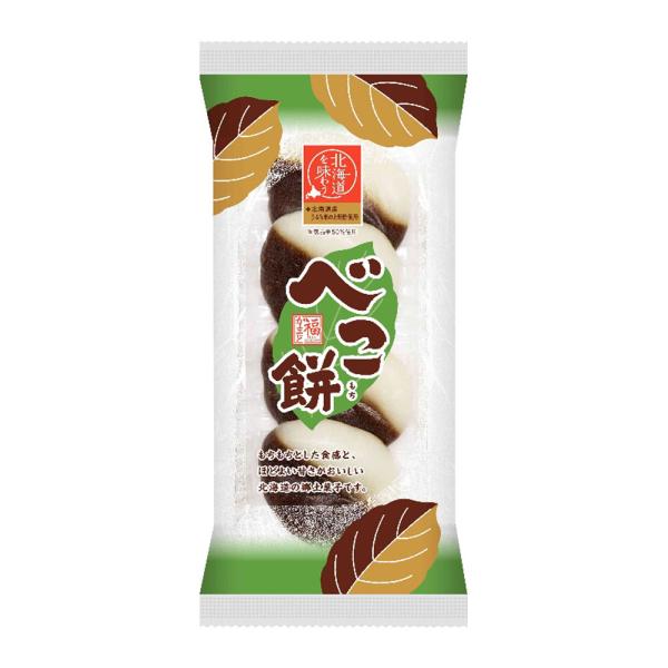 4個入のべこ餅。もちもちとした食感と、ほどよい甘さの北海道の郷土菓子。（1個当たり１４２Kcal）アレルゲン：一部に大豆を含む本品製造工場では　小麦、卵、乳、くるみ　を含む製品を生産しています。※本商品の賞味期限は製造日より21日です。ご注...