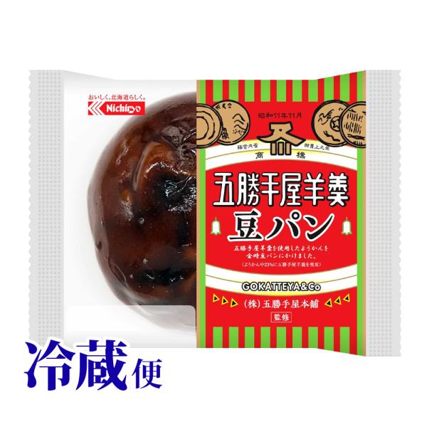 老舗菓子店「五勝手屋本舗」とのコラボ商品。金時豆を使用した五勝手屋あんを合わせた自家製のようかんを金時豆パンにかけた、やさしい甘さのようかんと、しっとりやわらかな金時豆のおいしさ。（1個当たり255Kcal）（ようかん中23%に五勝手屋羊羹...