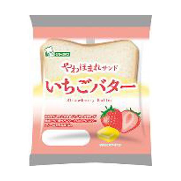みみまでやわらかな食パン「やわほまれ」で、濃縮いちご果汁とバターが入った　いちごバタークリームを挟みました。※本商品の賞味期限は製造日より４日と大変短いため、ご注文を受けた分のみ製造手配します。　お客様自身での受取日時の指定が無い場合は　最...