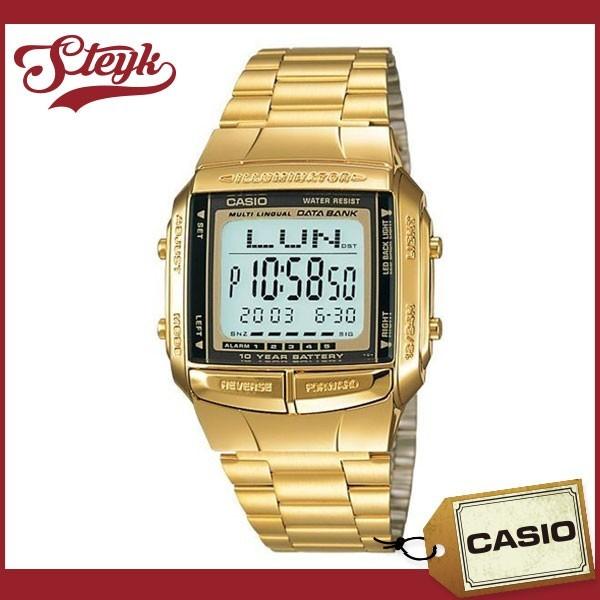 CASIO カシオ 腕時計 DATA BANK データバンク デジタル DB-360G-9A ／ CASIOのデータバンク海外輸入モデルです。レトロなデザインとゴージャスなカラーリングが目を惹きます。機能が充実していて、実用性も抜群！プレゼ...