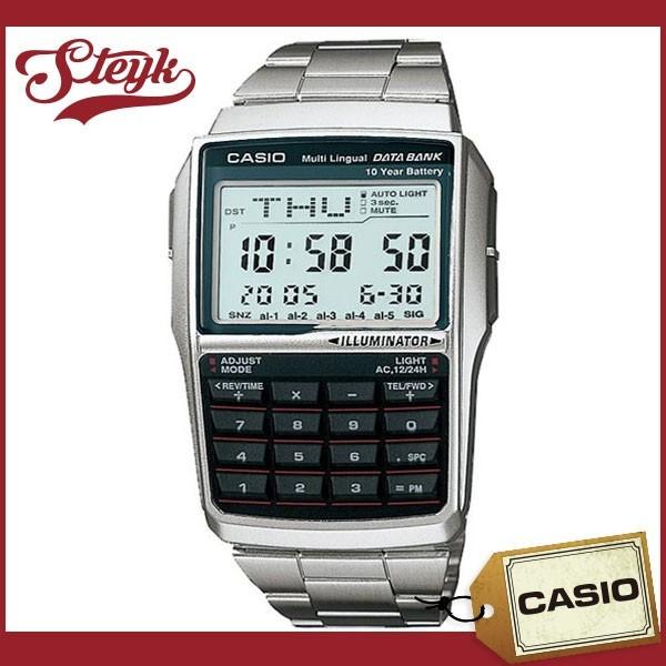 CASIO カシオ 腕時計 デジタル DATA BANK データバンク DBC-32D-1 ／ 人気のデータバンク海外限定モデル。 データバンクならではの電卓やストップウォッチなどの機能も充実、デザインもおしゃれでファッション性の高いモデルです。