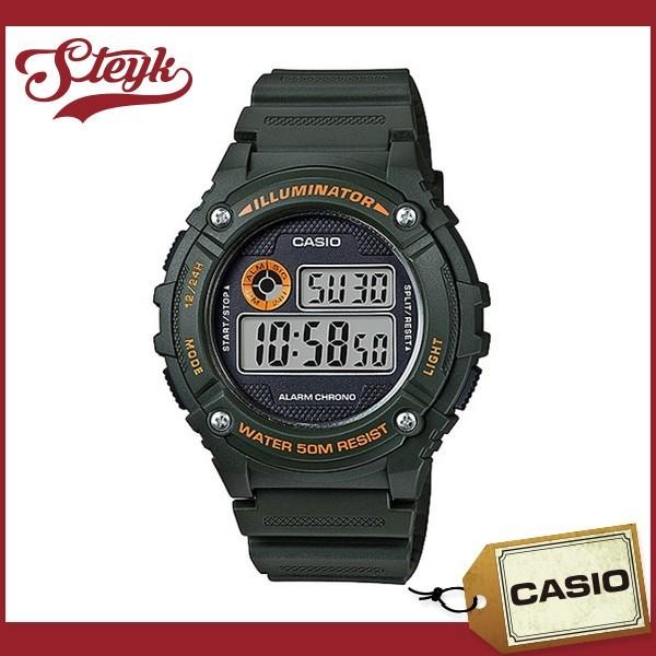 CASIO カシオ 腕時計 チープカシオ デジタル W-216H-3B ／ CASIOのデジタルウォッチ。レトロベーシックなデザインが人気です。リーズナブルな価格も魅力。