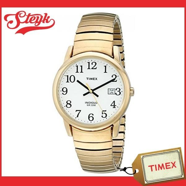 TIMEX タイメックス 腕時計 EASY READER イージーリーダー アナログ T2H301 ／ TIMEXのレトロデザインのシンプルなアナログウォッチ。蛇腹ベルトで簡単に着脱できるので使い勝手がよく多くの人に支持されています！
