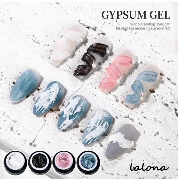 石膏調のジェルです。立体的になり、アートの幅が広がります。■容量：5g■タイプ：石膏アートジェル■原産国：中国■区分：雑貨※原材料はコスメグレードのものを使用しております。■対応ライト：UVライトまたはUV-LEDライト（波長405nm±5...