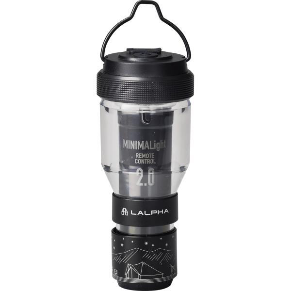 リモコン対応・上下同時点灯・無段階調光のMiniMaライト【商品仕様】サイズ：H114×W47×D47mm重量：約145g材質：アルミ / ポリカーボネート / ABS樹脂 / 鉄バッテリー：リチウムイオン 2600mAh（3.6V）×1防...