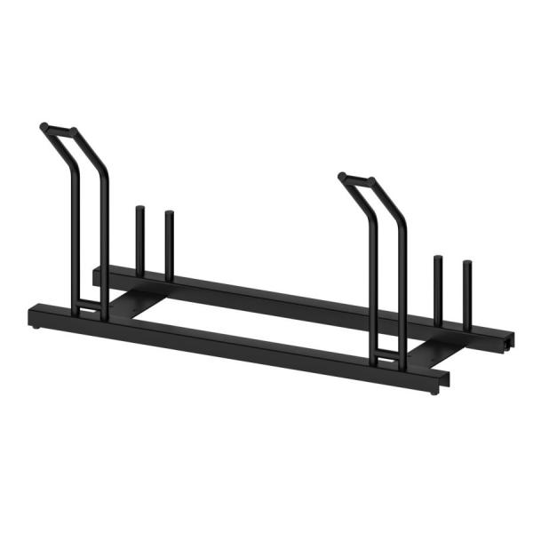 屋外で使える倒れない自転車スタンド・サイクルスタンド2台用です。横風に強い頑丈設計で、自転車の転倒やズレを防止し安定して駐輪できます。幅広設計の2台用なのでカゴやハンドル同士が当たりにくく、玄関やガレージ、駐車場をすっきり整理可能。固定穴付...