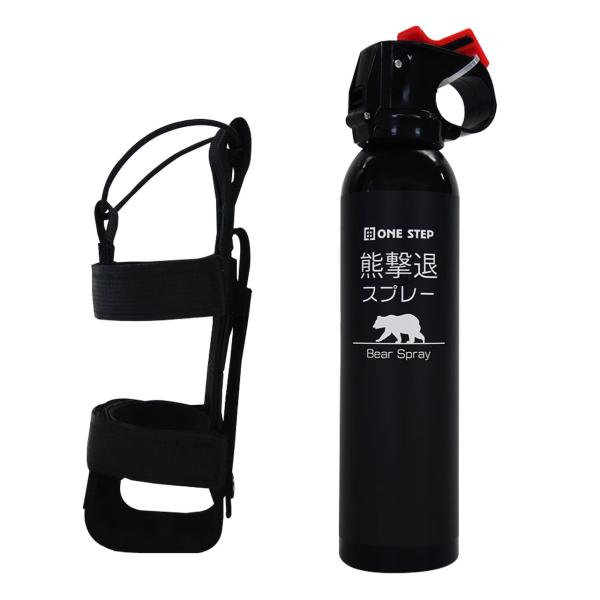 熊よけスプレー ヒグマ 熊撃退 強力 クマ除け 熊対策 忌避剤 防獣 携帯 熊よけグッズ アウトドア 登山 ホルダー付き 唐辛子 【携帯しやすい携行タイプ】バッグやベルトに掛けられる専用ホルダー付きで、いざというときに素早く取り出せます。誤...