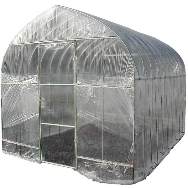 受注生産品(納期1ヵ月)幕素材：農業用ビニール形状：天ビニール、側ビニール、扉ビニールパイプ径：25mmサイズ：5.5坪用アーチ数：11本扉：一枚蝶番式製品サイズ(mm)縦×横×高さ：5000×3600×2500製品重量(g)：114800...