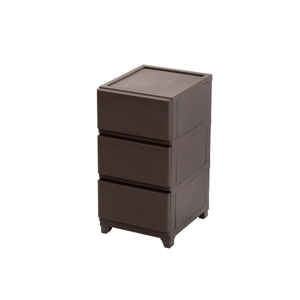 ■仕様・引き出し内寸(約):幅26.3cm×奥行36.1cm×高さ16.1cm ※1段あたり・耐荷重:(天板)約2kg、(引き出し/1段あたり)約2kg・天板,材質:(本体枠,支柱,引出し,フロントパネル,サイドパネル,バックパネル,脚)ポ...