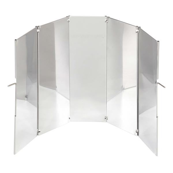 ■仕様・製品サイズ(約):幅400×奥行240×厚さ5mm・収納サイズ(約):260×100×厚さ23mm(バッグ収納時)・重量(約):450g・材質(品質):ステンレス鋼■商品説明・風防と灰受け、1台2役の2wayスクリーン。・ソロキャン...