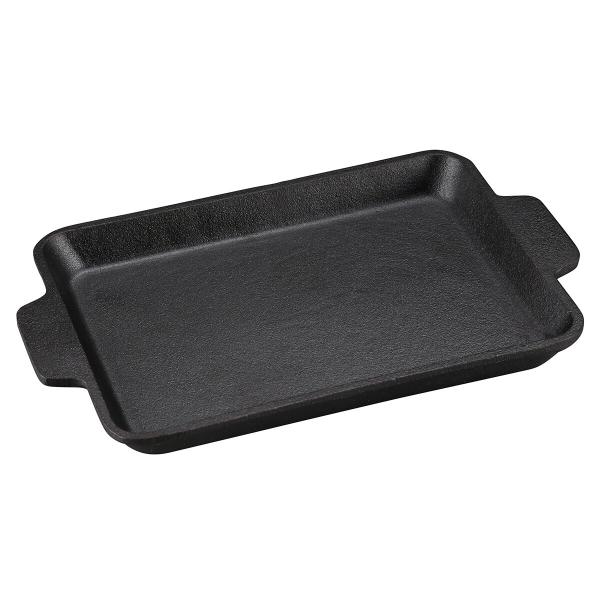 ■仕様・製品サイズ(約):240×175×高さ25mm・重量(約):1.7kg・材質(品質):鋳鉄■商品説明・フライパンより厚みがあり熱をじっくり均等に伝えます。・調理してそのまま食卓にご家庭でも使用可能。・オーブンも使用可能。・UG-42...