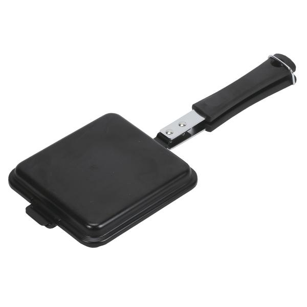 ■仕様・対応熱源:IH・ガスを含む、全ての熱源・調理可能サイズ(目安):食パン6・8枚切り・材質:本体(アルミニウム合金)、取っ手(フェノール樹脂)、止め具(ステンレス鋼)・表面加工:内面(ふっ素樹脂塗膜加工)、外面(焼付塗装)・製品サイズ...