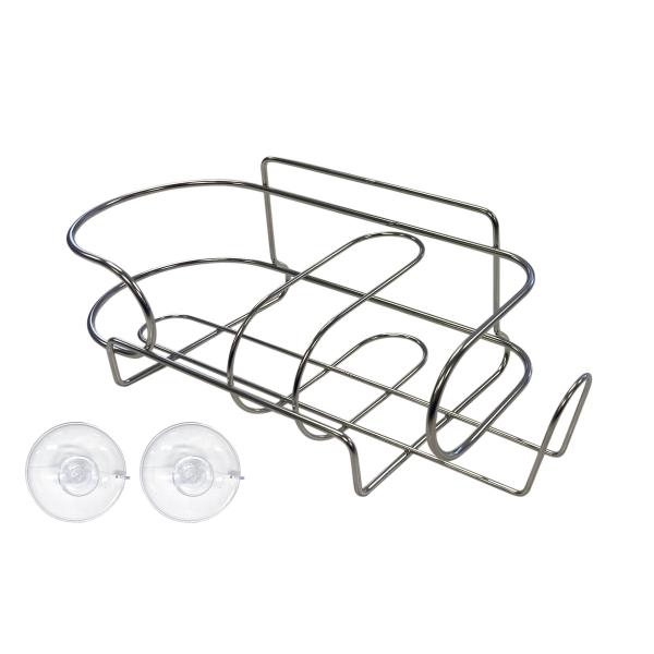 ■仕様・材質:ステンレス・付属品:吸盤2個・製品サイズ(mm) 幅×奥行×高さ:219×95×71・製品重量(g):100■商品説明・サビにくいステンレス製のたわしラック。・シンク周りに取り付けできる吸盤付き。・スポンジ、たわしなどシンク小...