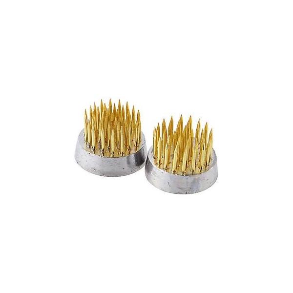 この商品は、ご注文数量や決済方法によっては、ネコポスで発送することがございます。その場合も送料は変わりません。生け花等に生け花に欠かせない定番品鮮やかな輝きの真鍮針を使用■用途：生け花専用■名称：丸　極豆大■入数：2個■全体寸法（約）：直径...