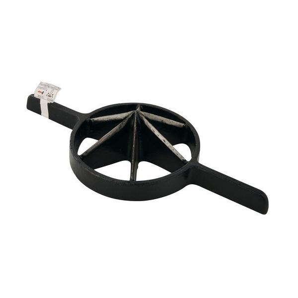 6等分に割れる、竹割り器です。●用途:竹割り●割り数:6つ割●内径:約170mm●外径:約200mm●製品サイズ(mm)440×200×85●製品重量(g)3976[使用方法]竹割器を両手で握り、竹を立てて上から数回押込んでください。※品質...