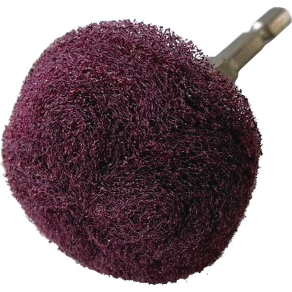 ■仕様・用途:金属、木工の表面クリーニングおよび中仕上げの際に・研磨部サイズ(約):50×高さ30mm・軸径:6.35mm・最高回転数:4000min-1・粒度:#120(荒目)・対応素材:鉄、木材・製品サイズ(mm) 幅×奥行×高さ:50...