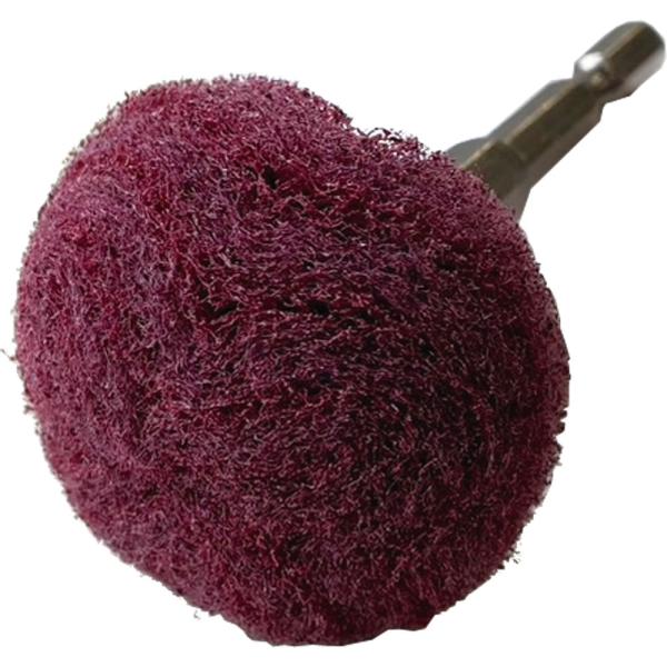 ■仕様・用途:金属、木工の表面クリーニングおよび中仕上げの際に・研磨部サイズ(約):70×高さ40mm・軸径:6.35mm・最高回転数:4000min-1・粒度:#240(中目)・対応素材:鉄、木材・製品サイズ(mm) 幅×奥行×高さ:70...