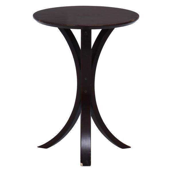 ■仕様・カラー:ダークブラウン・製品サイズ:幅400×奥行400×高さ540mm・天板厚み:18mm・耐荷重(天板):10kg・材質:甲板の表面材/天然木化粧繊維板、構造部材/繊維板,ラッカー塗装,積層合板・お客様組立品・製品重量(g):2...