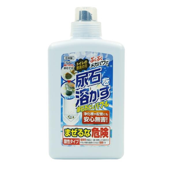 ●内容量:1L●用途:便器(陶器専用)●液性:酸性●成分:有機酸、ギ酸(3%)、硝酸(9%)、ポリオキシアルキレンオレイルエーテル、水・トイレの悪臭の元 尿石を溶かす。・市販の洗剤では効果が薄い「尿石専門の洗剤」でスッキリ除去。・有機成分で...