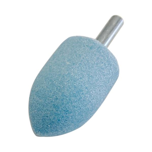 ■仕様・用途:ステンレス・HSS鋼・特殊鋼・合金工具鋼のバリ取りや溶接ビートの除去に・外寸(約):φ25×長さ63mm・砥石部サイズ(約):φ25×38mm・軸のサイズ(約):φ6×25mm・粒度:#60・形状:トンガリ型・許容最大回転数:...