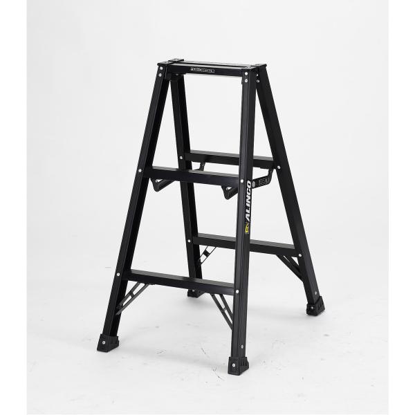 ■仕様・材質:アルミ・耐荷重:100kg・サイズ:3尺・製品サイズ(mm) 幅×奥行×高さ:468×613×820・製品重量(g):2700■商品説明・『超』軽量専用脚立。・プロはもちろん、女性や高齢者の方にも配慮した軽量設計。・狭い場所で...