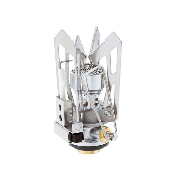 ■仕様・製品サイズ(約):幅80×奥行115×高さ75mm・収納サイズ(約):幅105×奥行55×高さ55mm・重量(約):175g(コンロのみ)・点火方式:圧電点火方式・出力(約):2400kcal/h・ガス消費量(約):200g/h・材...