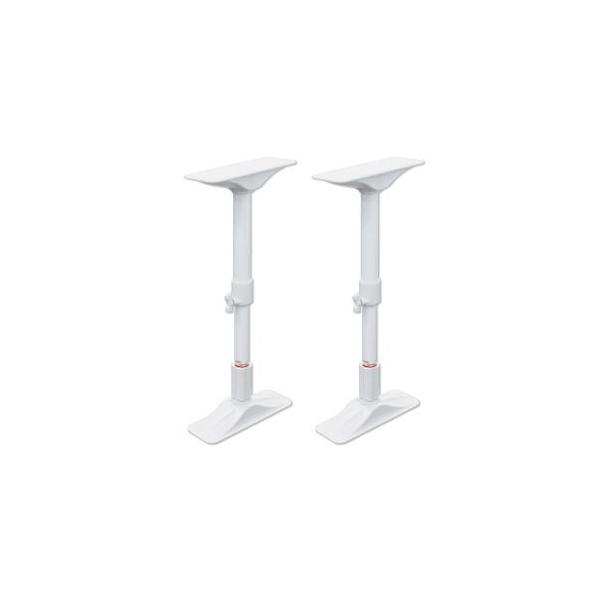 ［仕様］品番：REQ-35 サイズ：S カラー：白 製品サイズ（cm）：幅 7.2×高さ 35〜50×奥行 21.2 耐圧：200kg パイプ径29.6/25.4mm使用キャップサイズ7.2cm×21.2cm  ［材質］パイプ：鉄製・エポキ...