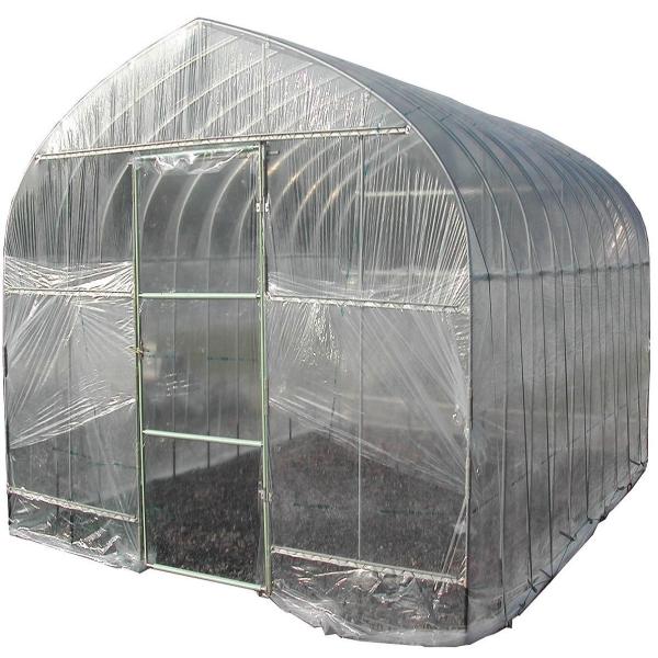 受注生産品(納期1ヵ月)幕素材：農業用ビニール形状：天ビニール、側ビニール、扉ビニールパイプ径：25mmサイズ：5.5坪用アーチ数：11本扉：一枚蝶番式製品サイズ(mm)縦×横×高さ：5000×3600×2500製品重量(g)：114800...