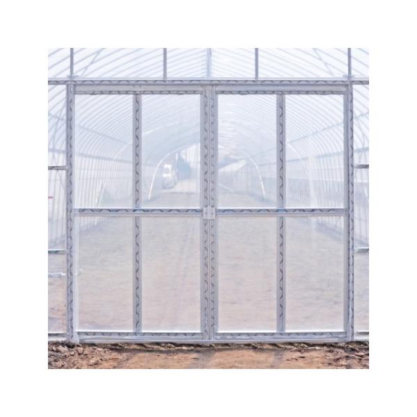 ■仕様・入数:2枚入(組み立て部品付)・滑車位置:吊り戸式・製品重量(g):9000■商品説明・着脱式W滑車によりドアの取り付け、取り外しが簡単になりました。・ハウスに取り付けたままドアフィルムの展張、張り替えが可能です。・上桟がダブルペッ...