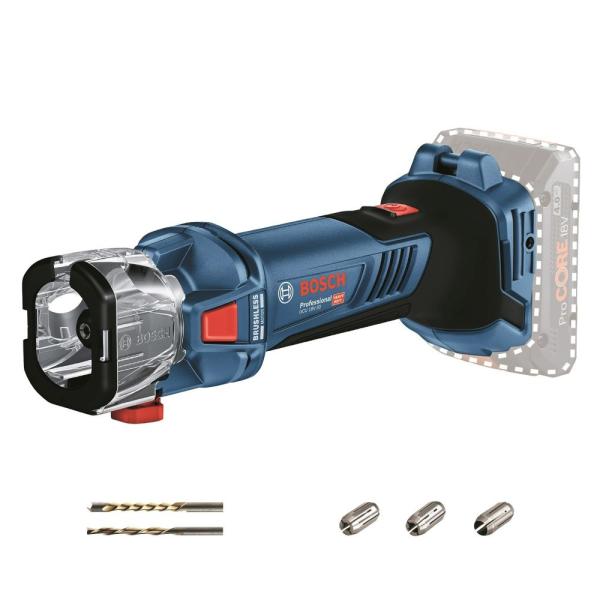 ■仕様・セット内容:本体、ストレートビット×2、コレット(3.0mm、3.2mm、3.96mm、6.0mm、6.35mm)×各1、コレットナット、深さストッパー(調節ネジ付き)、集じん用アダプター、ベルトフック、スパナ・定格電圧:DC18V...