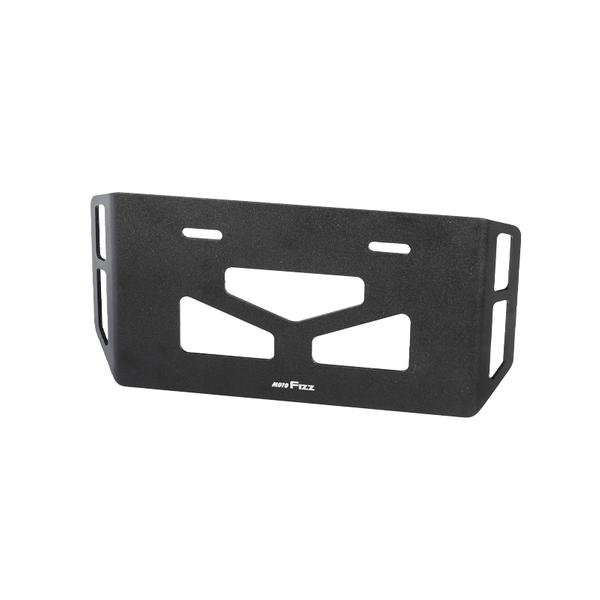 ■仕様・入数:1枚・カラー:ブラック・製品サイズ:幅281×奥行23.5×高さ134mm・板厚:3mm・材質:アルミ(表面処理/アルマイト)・製品重量(g):240■商品説明・荷掛けフック増設とナンバープレートガードの両立。・シートバッグや...