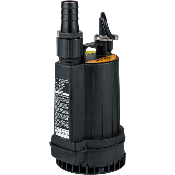 ■仕様・電源単相:交流100V 50/60Hz・電流値:2.6/2.4A・消費電力:190/240W・最大吐出量:90/105L/min(内径32mmホース使用時)・全揚程:4.5/6m(内径32mmホース使用時)・最低使用水位/50mm、...