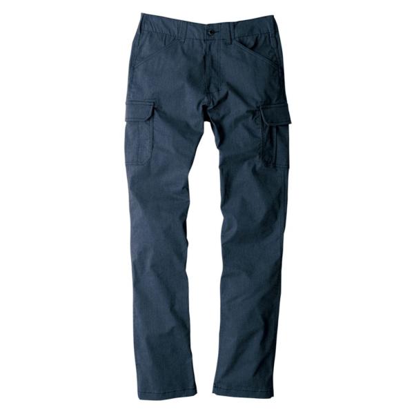 ■仕様・色:インディゴ・サイズ:L・寸法:実寸ウエスト/830mm、適応ウエスト/800mm、ワタリ巾/315mm、股下/830mm・表素材:TCストレッチツイル・混率:綿55％、ポリエステル42％、ポリウレタン3％■商品説明・ストレッチ素...