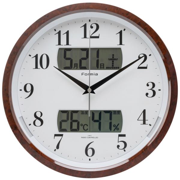 ■仕様・電波時計(ステップ)・光センサー式自動点灯・温度湿度計 カレンダー表示・夜間秒針停止(午後10時~午前6時)・ステップ・サイズ:φ320mm×47mm・枠:プラスチック・風防:ガラス・電池:単3形アルカリ電池×6本(別売)・素材:A...