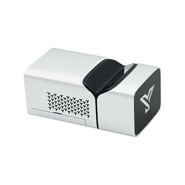 ■仕様・電源:リチウムイオン充電池2000mAh・消費電力:20W・動画再生時間:約2時間・充電時間:約2時間投影法式・投影方式:DLP・最大解像度:1920×1080・製品サイズ(mm) 幅×奥行×高さ:70×57×128・製品重量(g)...