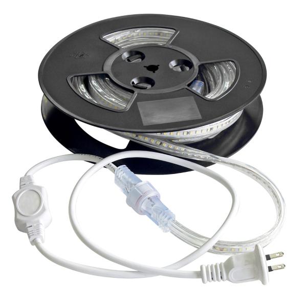 ■仕様・ロープ部サイズ(約):長さ5m 幅13mm、厚み7mm・製品重量(約):1040g(電源含む)・定格入力:AC100V(50/60Hz)・消費電力:35W・使用LED:2835LEDチップ(144個/1m)・明るさ/色温度:1000...