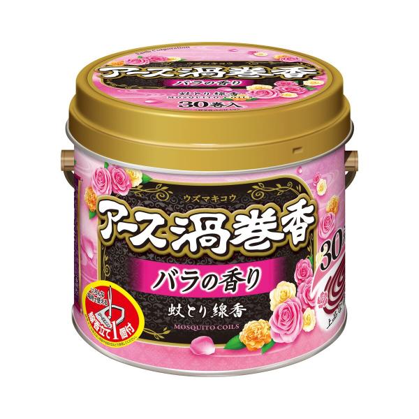 ■仕様・有効成分 dl・d-T80-アレスリン32.5mg/巻・成分:デヒドロ酢酸ナトリウム、植物混合粉、香料、他・効果・効能:蚊成虫の駆除■商品説明・安定した効きめの蚊とり線香。・煙臭くなく、優雅なバラの香りのする蚊とり線香いろんな場所で...