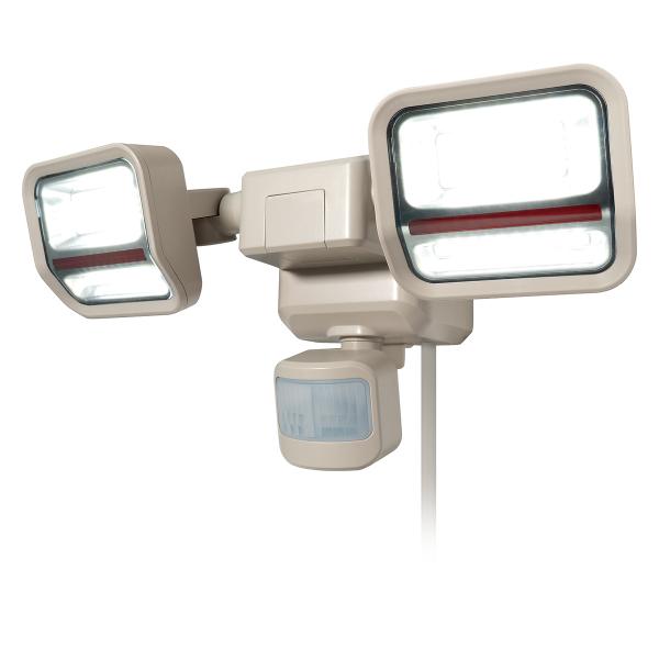 ■仕様・検知方式:赤外線受動式・電源電圧:AC100V 50/60Hz・消費電力:約15W(待機時約0.5W)・光源:白色LED ※LEDの交換はできません・全光束:約1500lm・点灯保持時間:約5秒/30秒/3分間 ※点灯中に人を検知す...