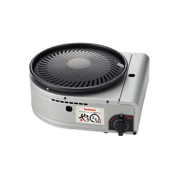 ■仕様・火力:1.0kW (900kcal/h)・使用ガス:イワタニカセットガス(別売)・点火方式:圧電点火方式・付属品:プレート取り外し用取っ手・材質:本体/鋼板、プレート/アルミダイカスト(プレート外径:233mm)、水皿/鋼板、バーナ...