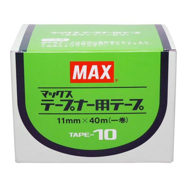 材質：ポリエチレン寸法：厚さ0.1mm×幅11mm×長さ40ｍマックステープナー専用テープ。※品質向上のため予告なく仕様を変更する場合がございます。※パッケージのリニューアル等につき、商品画像が異なる場合がございます。予めご了承ください。※...