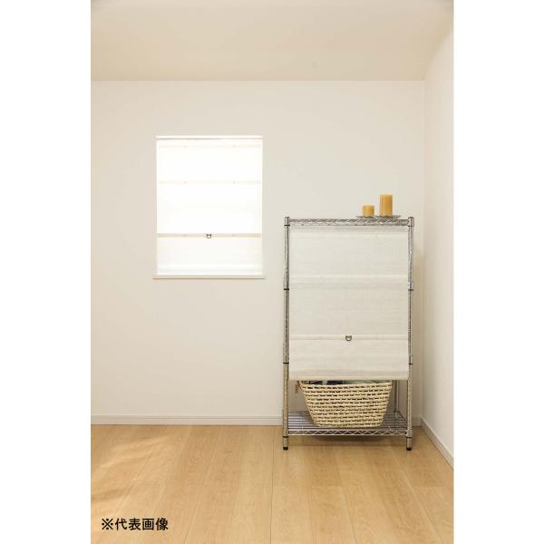 ■仕様・サイズ:幅45×高さ120cm■商品説明・小窓や収納の目隠しにできるシェードです。・つっぱりポールやカーテンレール・付属フックで取付可能なローマンシェードです。・コードレスなので見た目すっきり。※品質向上のため予告なく仕様を変更する...