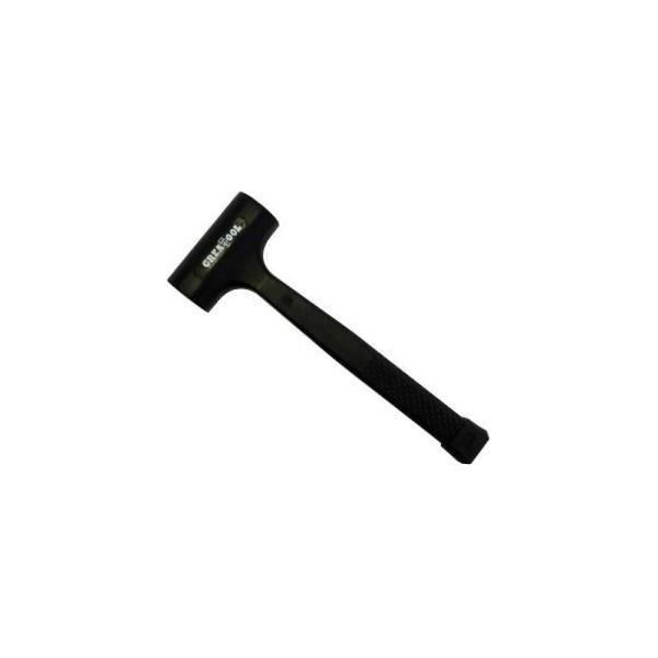 打撃衝撃を吸収する、ショックレスハンマーです。  ■ハンマー部：直径約43mm×長さ約100mm■全 長 (約)：300mm  ■重 量 (約)：802g ■材 質：ＰＶＣ  ■生産国：中国 （注意）作業を行う前に商品に亀裂・ガタツキがない...