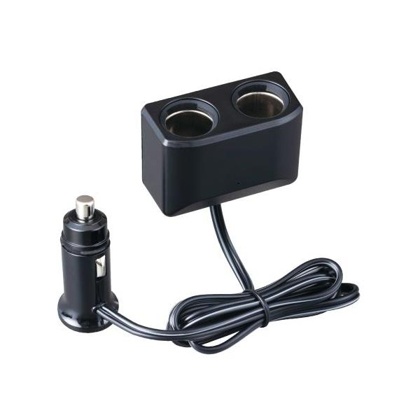 ■仕様・DC12V/DC24V車対応・抜け防止機能(適応寸法):車のソケット内径/φ20.9mm~φ21.2mm、接続機器の電源プラグ外径/φ20.0mm~φ20.8mm・コード長:約1m■商品説明・プラグ部＆ソケット部にシリコーンリングを...