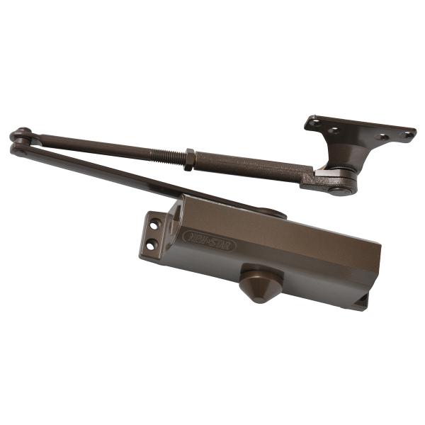 パラレル型ストップ付標準ブラケット仕様適用ドア寸法:DW900×DH2100mmドア重量:45kg以下標準ブラケット:一般的形状の上枠戸当り下面(戸じゃくり)に取付コンパクトなボディでしかも堅牢。機能性を重視した超ロングセラーのオーソドック...