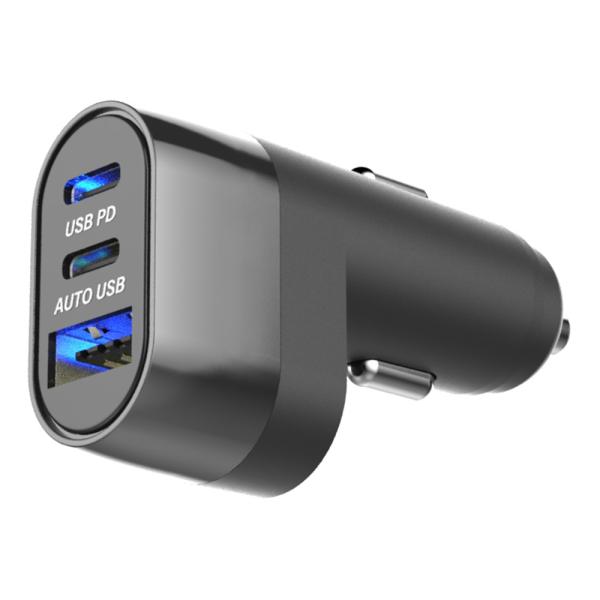 ■仕様・DC12V/DC24V車対応・入力電圧:DC12V/24V マイナスアース車・出力 USB-Aポート:最大12W(5V 2.4A)・出力 USB-Cポート:(USB PD対応端末)各ポート最大20W(12V 1.67A, 9V 2....