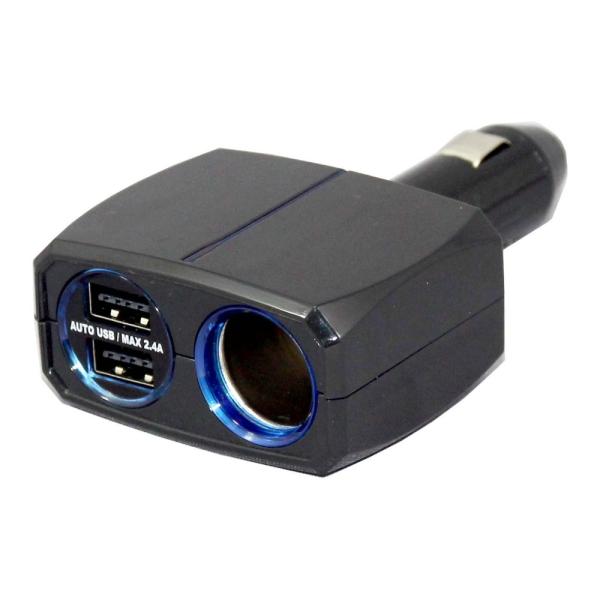 ■仕様・DC12V車用・入力電圧:DC12V マイナスアース車・定格電圧/電流 DCプラグ:DC12V/ 1口最大6Aまで・定格電圧/電流 USBポート:DC5V/ 1ポート最大2.4A / 2ポート合計最大2.4A・使用温度範囲:0~35...