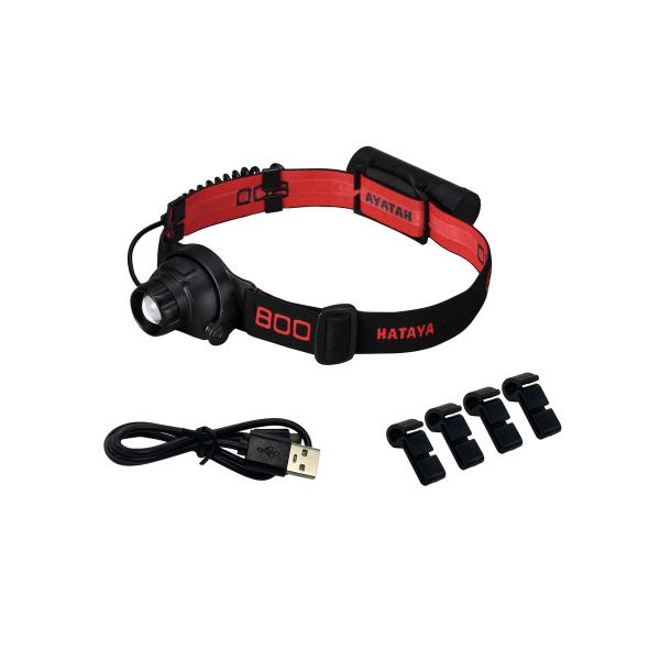 ■仕様・用途:夜間、暗闇での作業に・セット内容:本体×1、ヘッドベルト×1、USBケーブル×1、ヘルメットクリップ×4・使用光源:白色LED×1・全光束(約):160ルーメン(Low点灯時)、800ルーメン(Hi点灯時)・Hi点灯時の実用点...