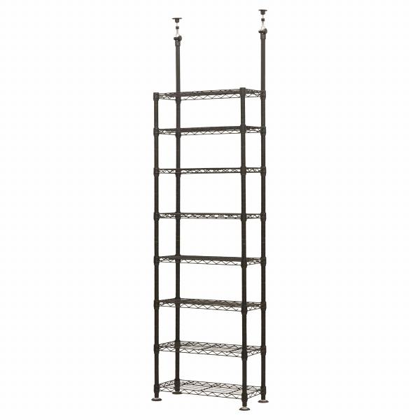 ■仕様・商品サイズ/外寸(約):幅63×奥行30×高さ220~245cm(上下取付のアジャスターを含んだ長さ)・耐荷重(約):棚板1枚あたり65kg・付属品:アジャスター4個・材質:本体/スチール(粉体塗装)、キャップ,アジャスター/PP、...